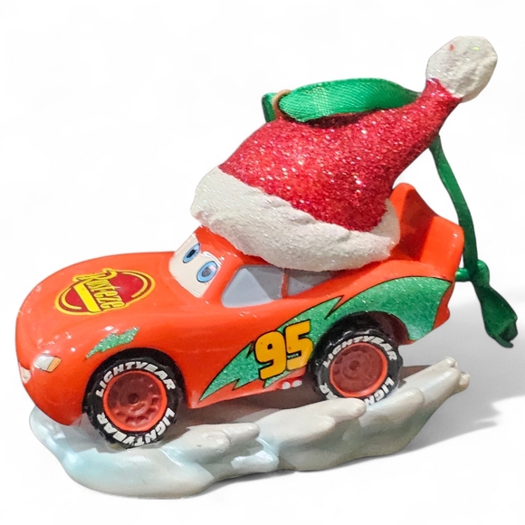 Disney/ Pixar | Holiday | Cars Lightning Mcqueen Santa Hat Disney Pixar ...